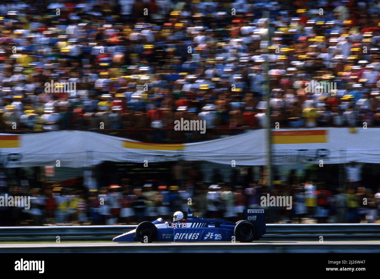 Rene'Arnoux (FRA) Ligier JS27 Renault Stock Photo - Alamy
