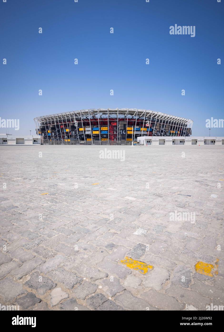 Qatar stadium 974 exterior hi-res stock photography and images - Alamy