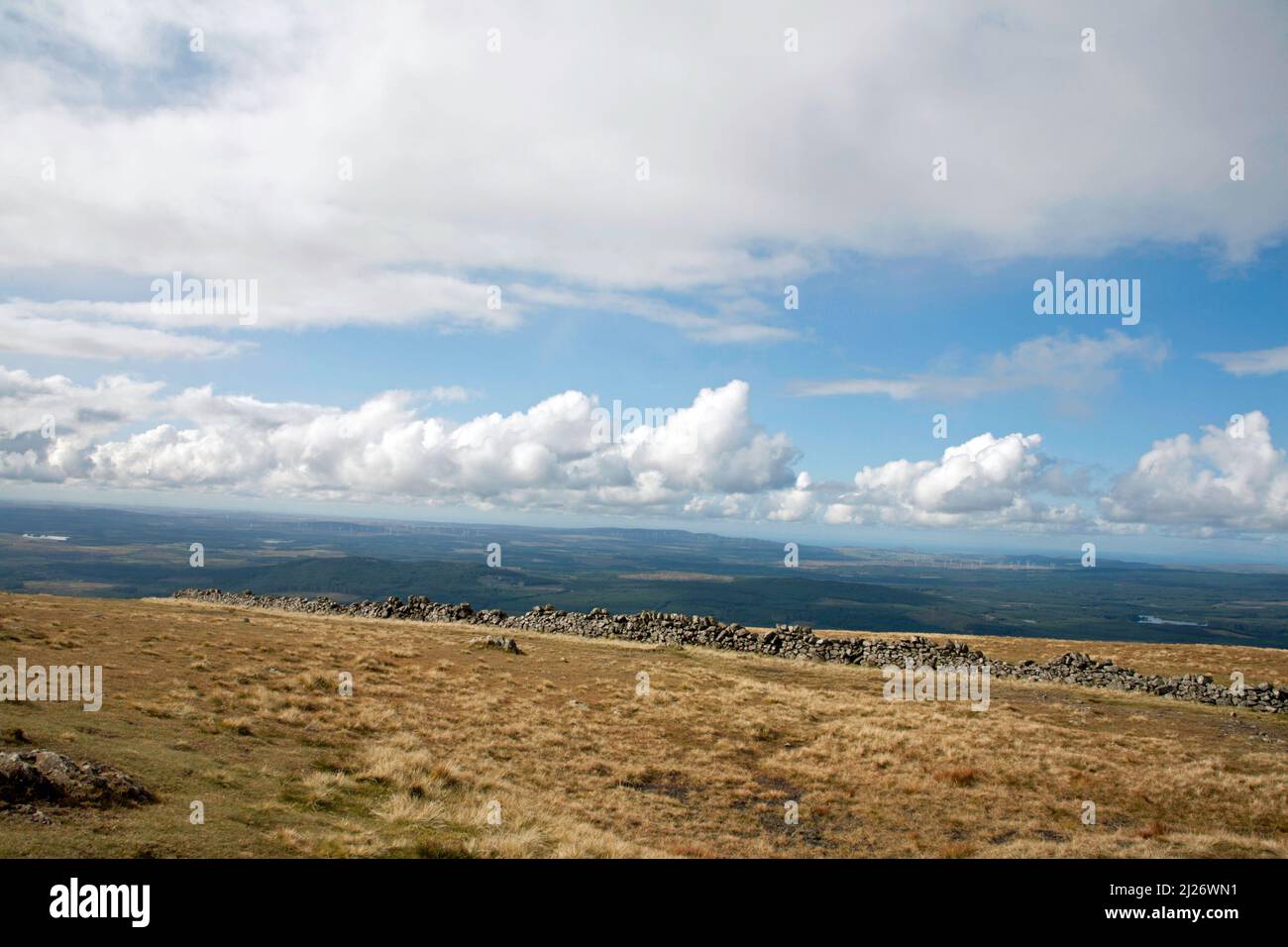 The slopes and summit of Benyellary on the path to the summit of ...