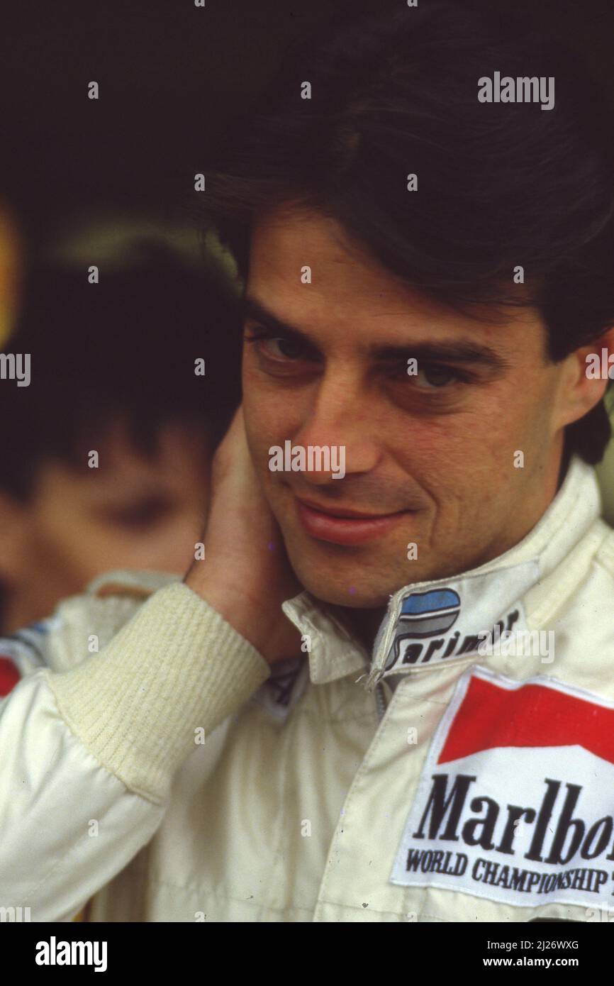 Alessandro Nannini (ITA) Minardi Stock Photo - Alamy