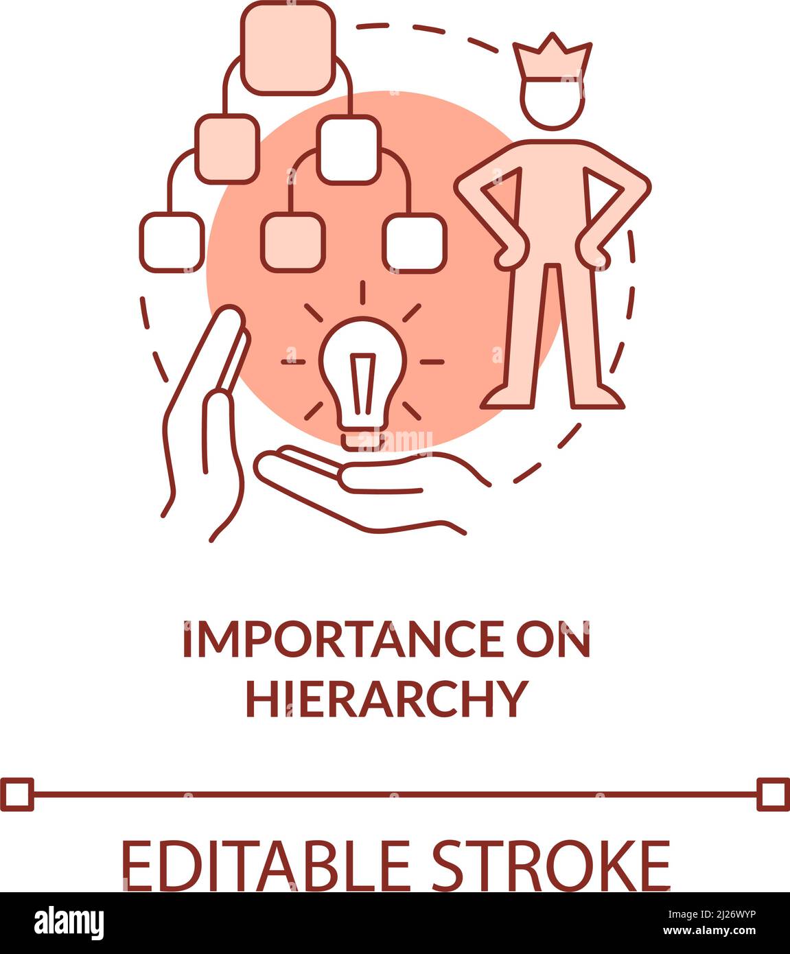 Hierarchy power management leadership Stock Vector Images - Alamy