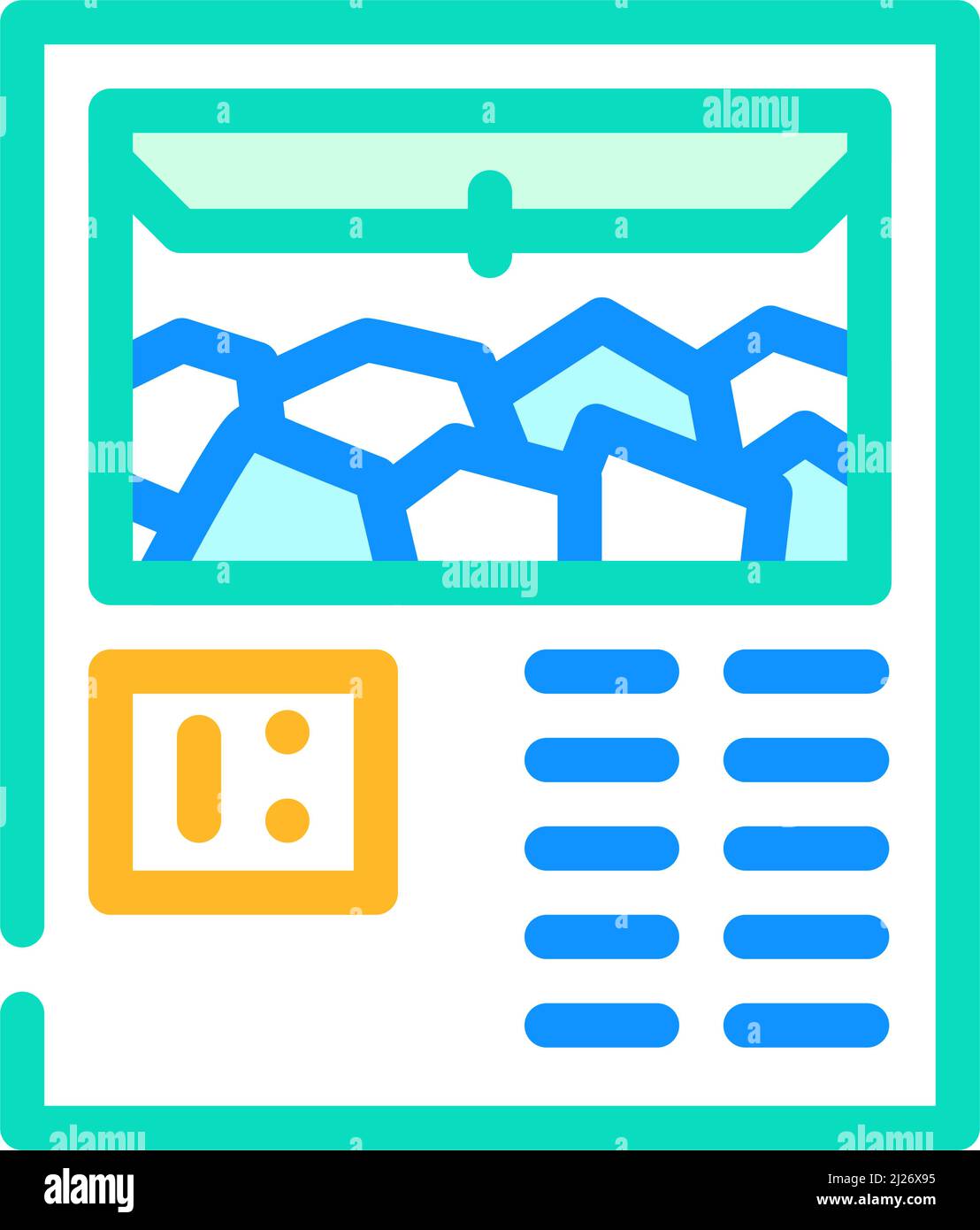 ice machines color icon vector illustration Stock Vector Image & Art ...