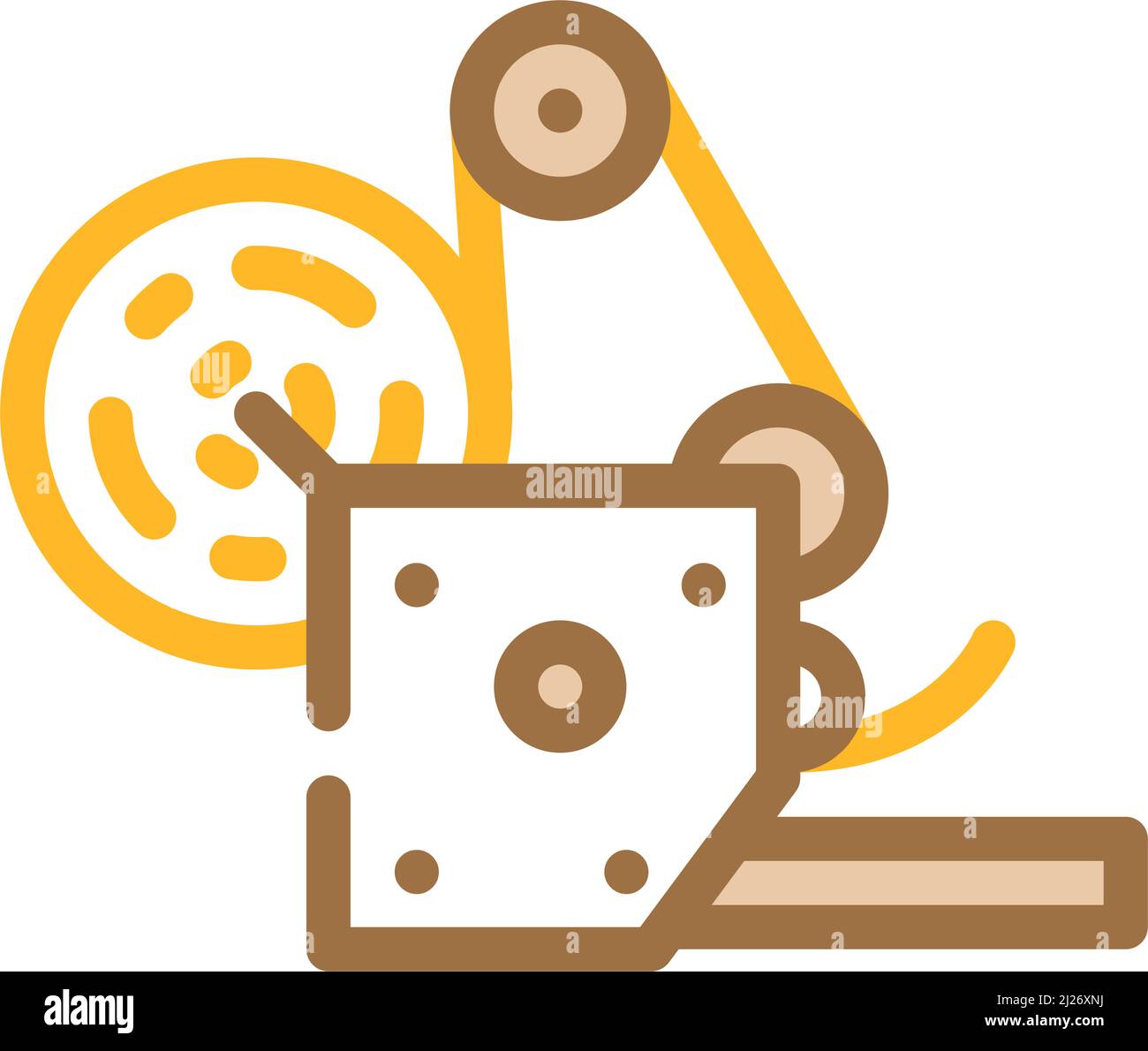 labeler factory tool color icon vector illustration Stock Vector Image ...