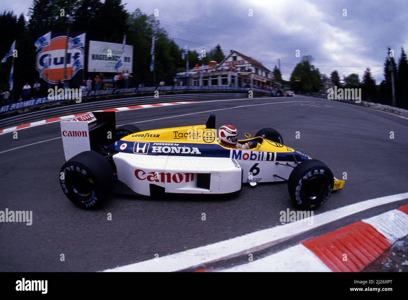 Nelson Piquet (BRA) Williams FW11 Honda Stock Photo - Alamy