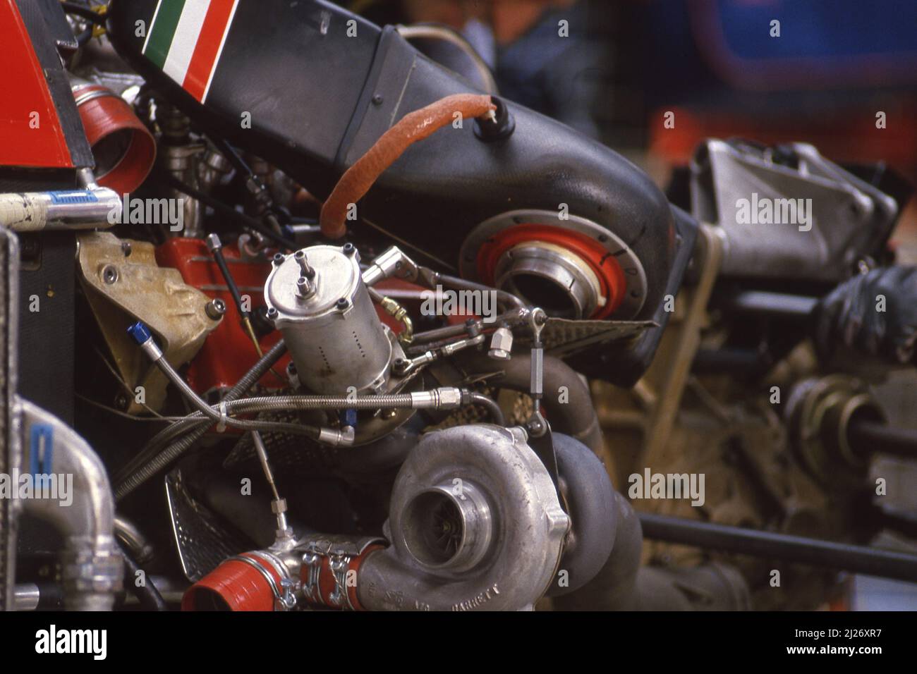 Ferrari F186 Turbo Engine Stock Photo - Alamy