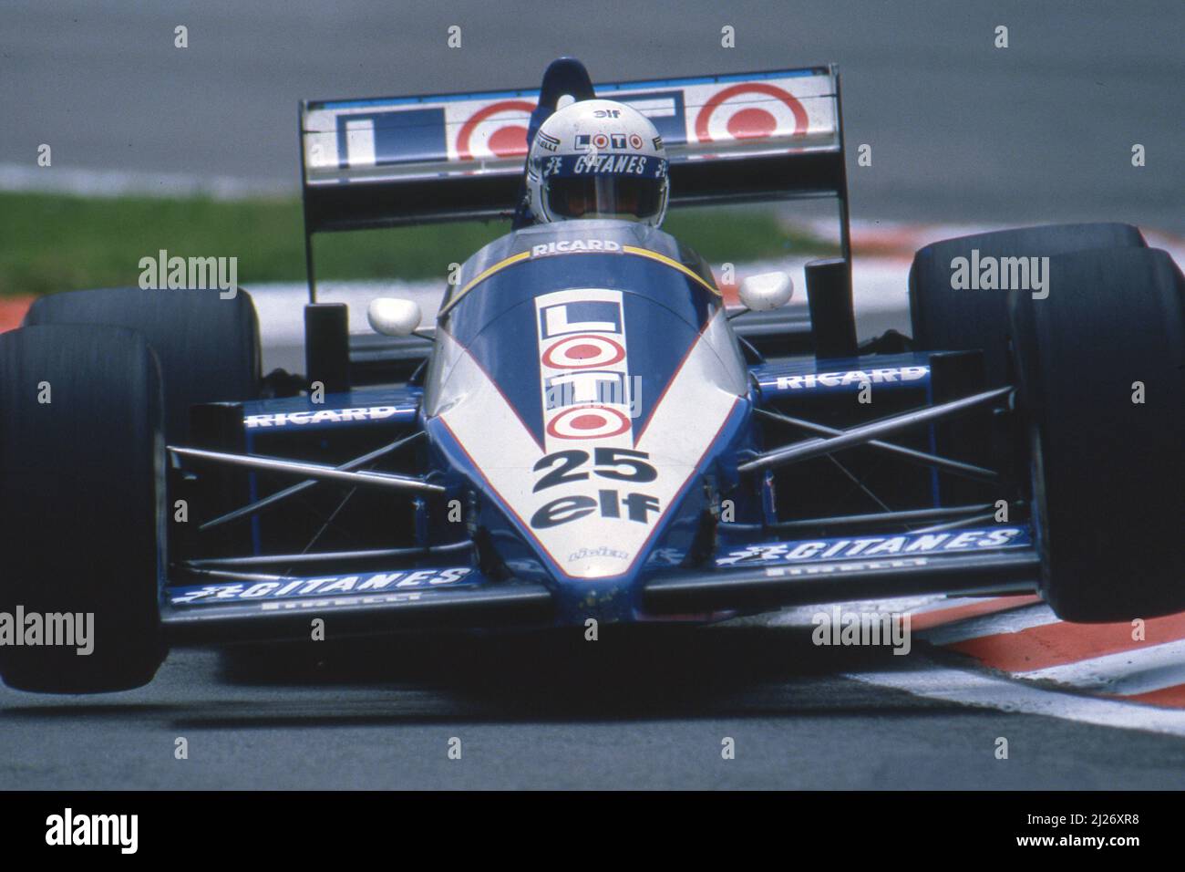 Rene'Arnoux (FRA) Ligier JS27 Renault Stock Photo - Alamy