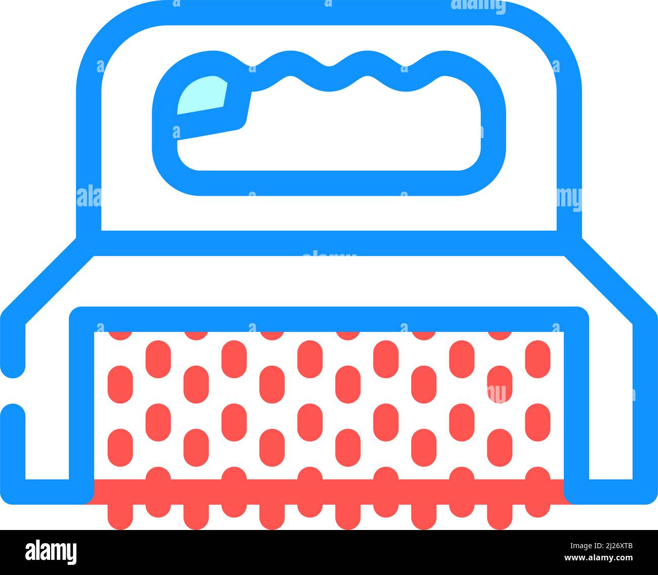 manual skinning machine color icon vector illustration Stock Vector ...