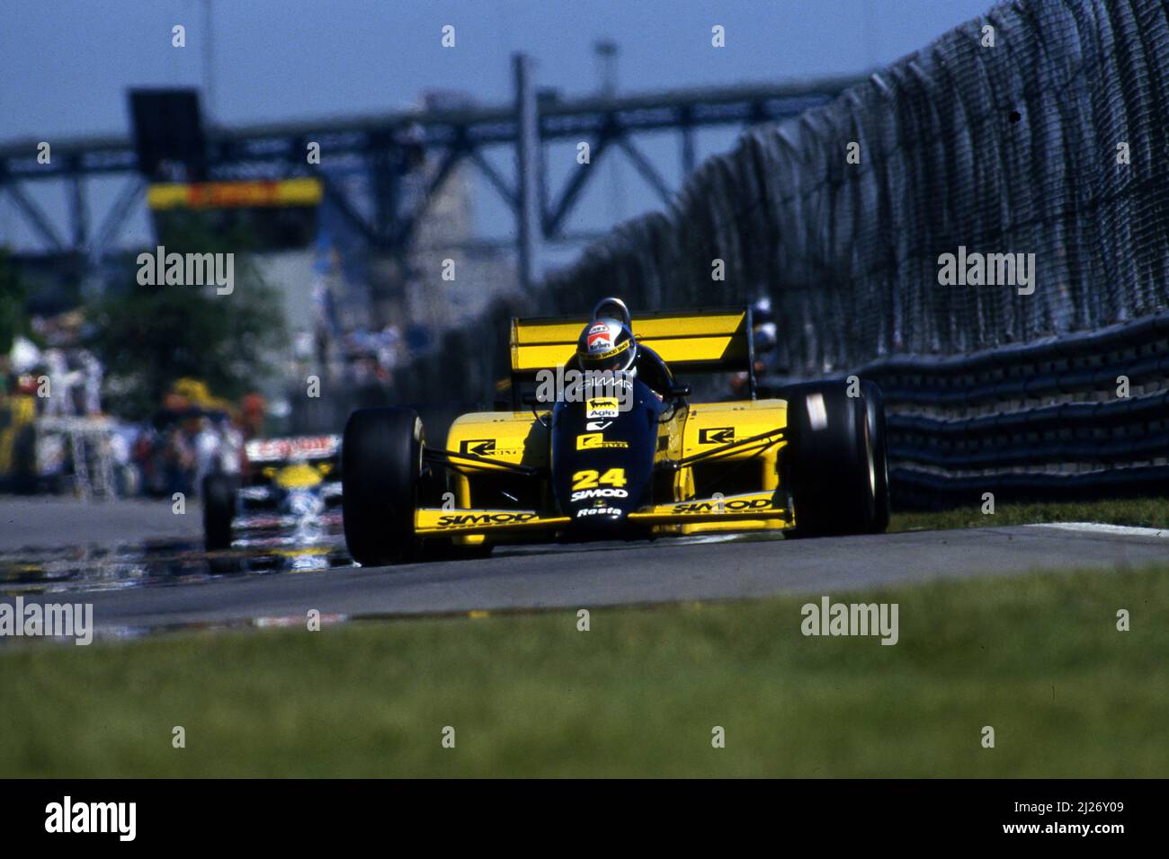 Alessandro Nannini (ITA) Minardi M185B Motori Moderni Stock Photo - Alamy