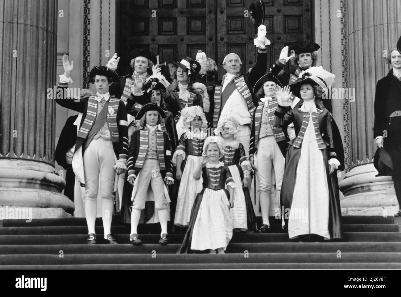 London.UK. Nigel Hawthorne (as King George III), Helen Mirren (as Queen ...