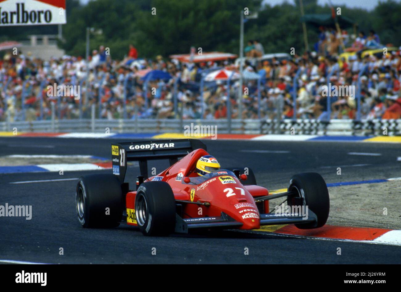 Michele alboreto ferrari hi-res stock photography and images - Alamy