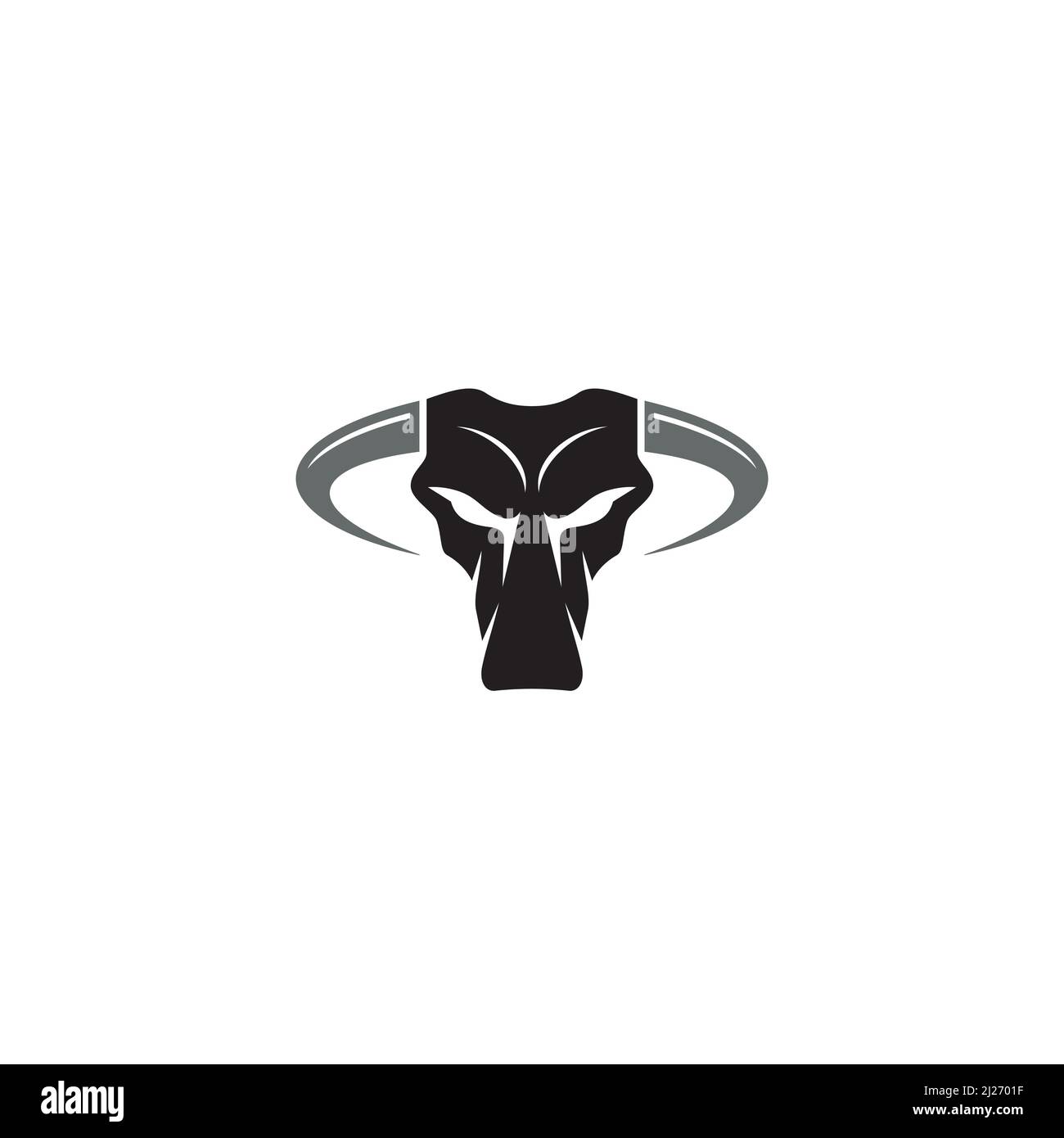Bison front Stock Vector Images - Alamy