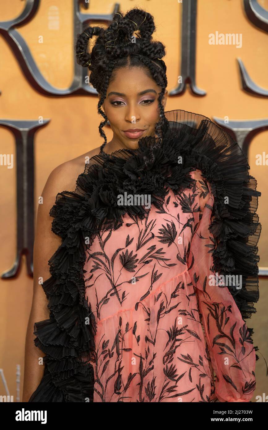 London, UK. Jessica Williams at the 'Fantastic Beasts: The Secret of ...