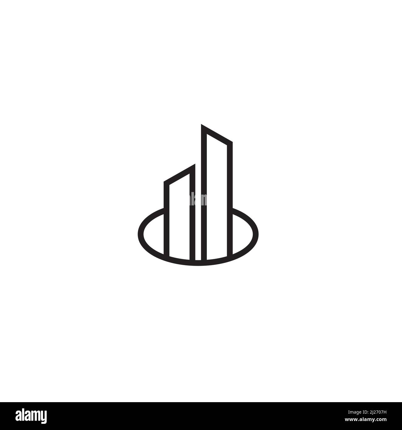 Building logo or icon design Stock Vector Image & Art - Alamy
