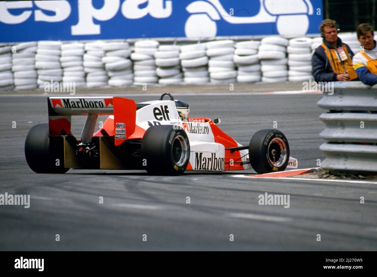 Michel Ferte'(FRA) March 85B Ford Cosworth Equipe Oreca Stock Photo - Alamy
