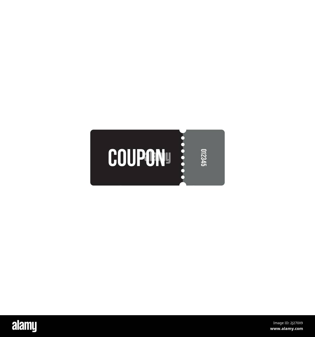 Coupon logo or icon design Stock Vector Image & Art - Alamy