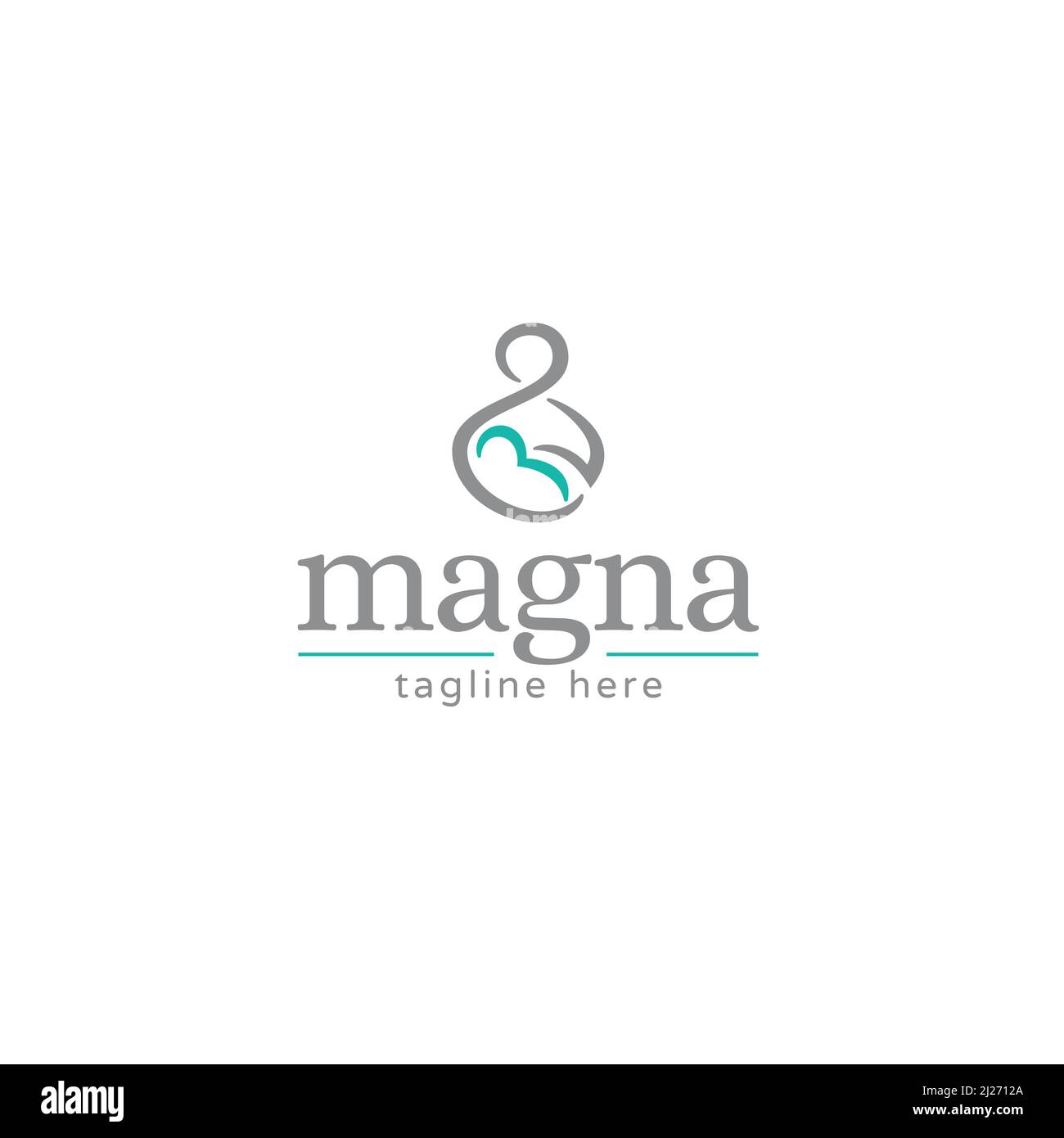 Doula, Baby and Infinity Symbol logo or icon design Stock Vector Image ...