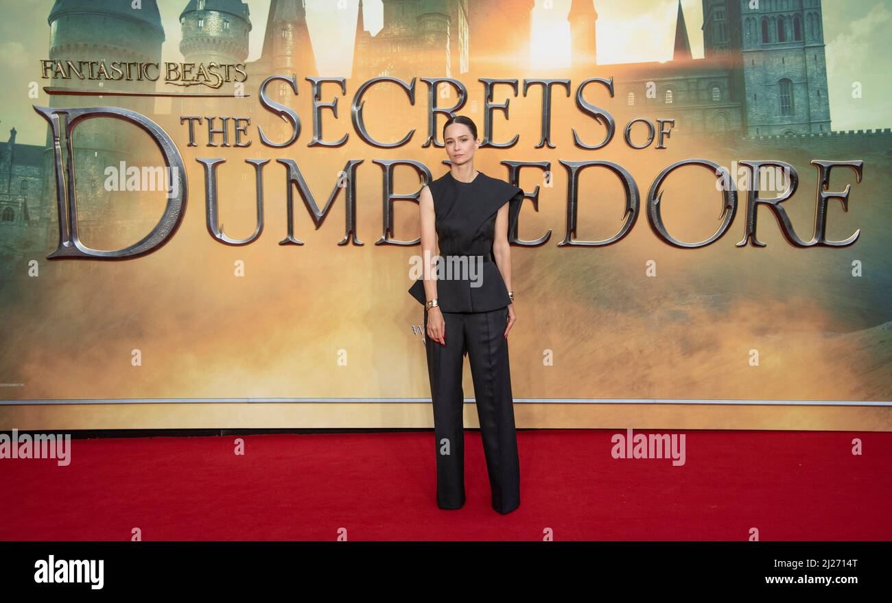 London, UK. Katherine Waterston at the 'Fantastic Beasts: The Secret of ...