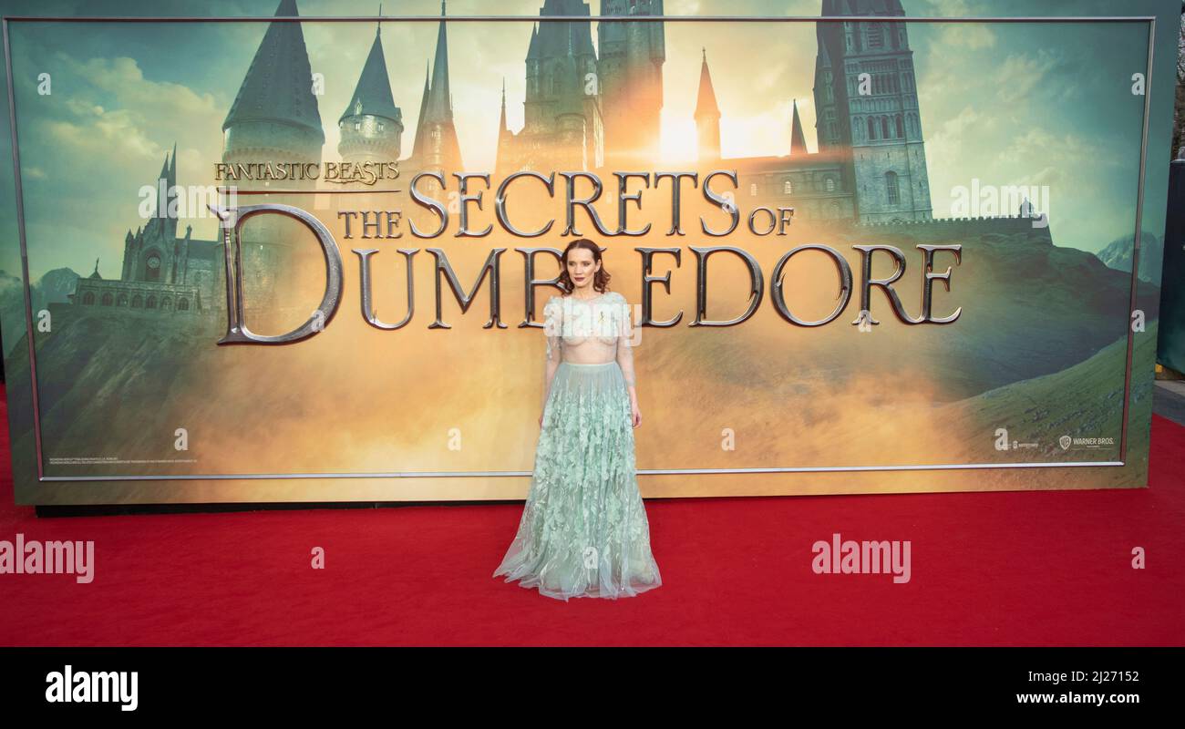 London, UK. Maja Bloom at the 'Fantastic Beasts: The Secret of ...