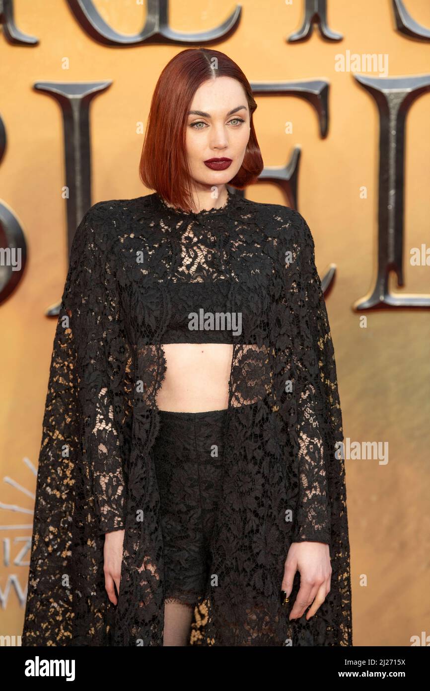 London, UK. Poppy Corby-Tuech at the 'Fantastic Beasts: The Secret of ...