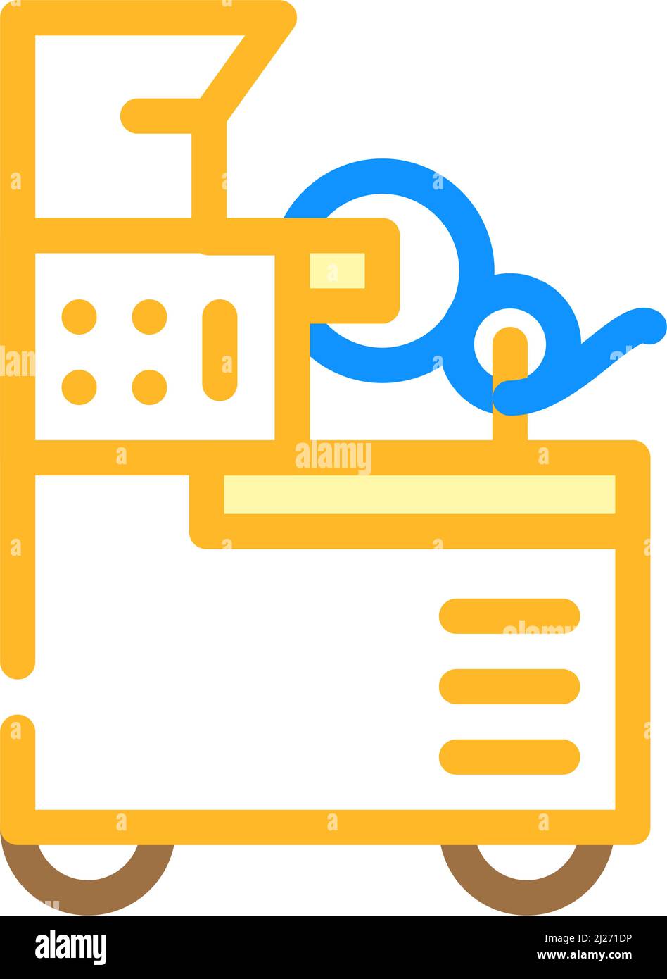 packing machines color icon vector illustration Stock Vector Image ...