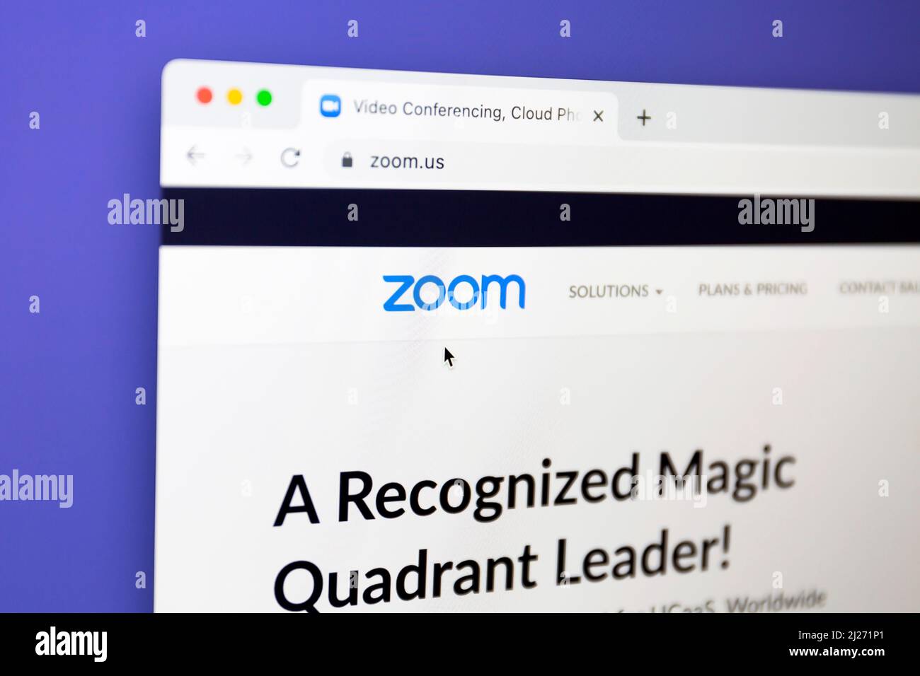 Zoom video communications hi-res stock photography and images - Alamy