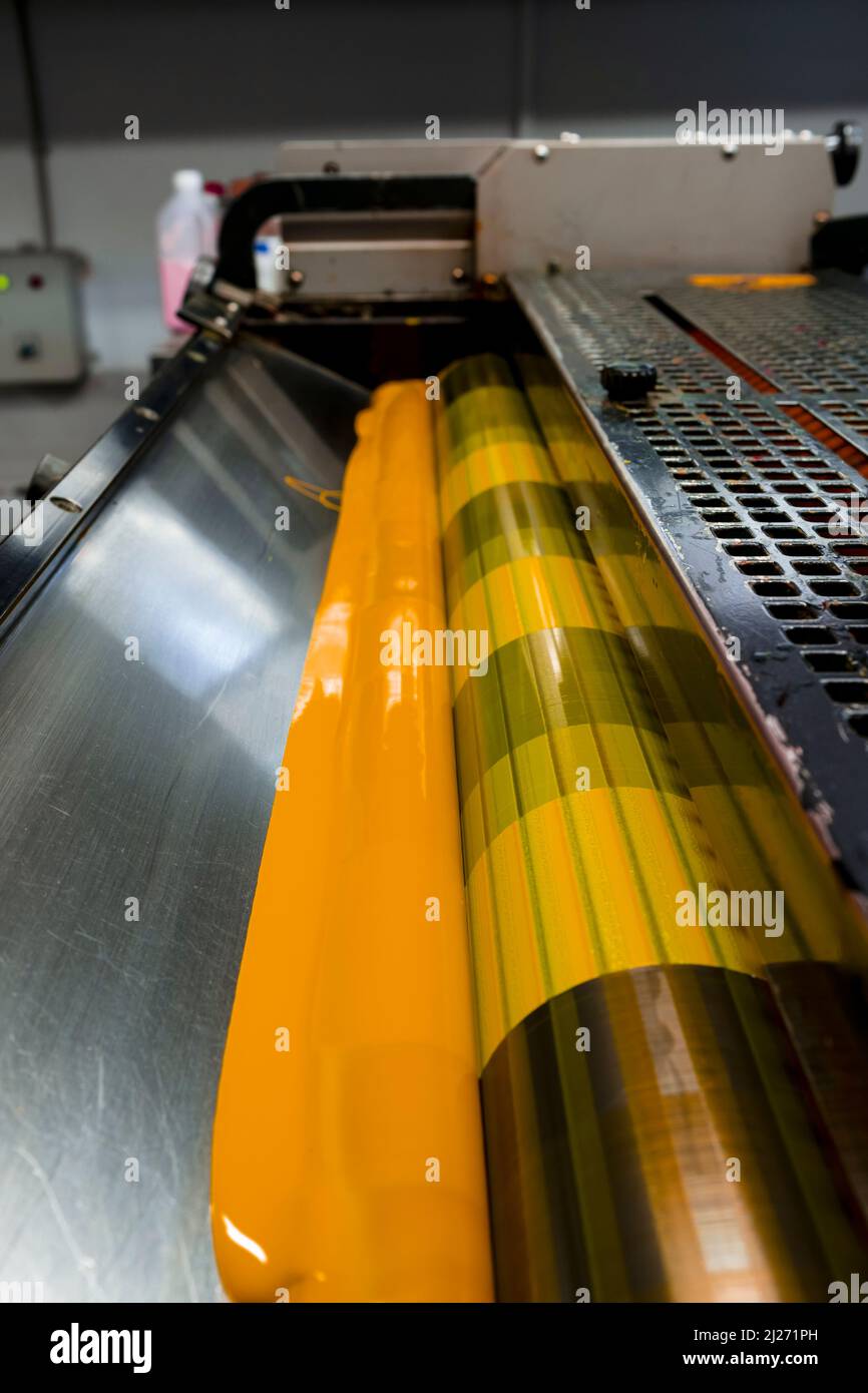 Offset printing machine hi-res stock photography and images - Alamy