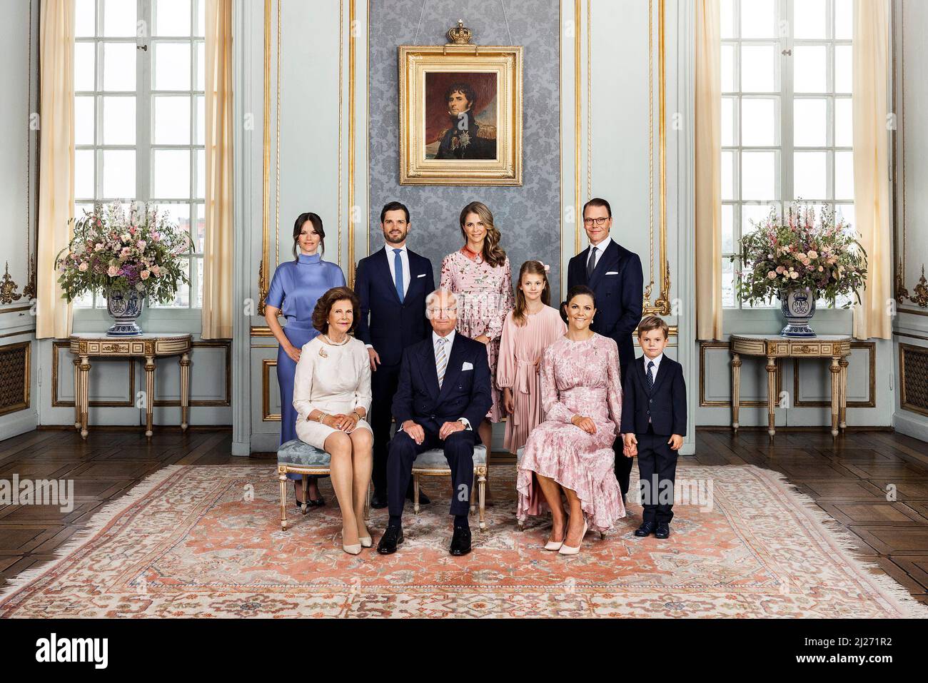HM The King Carl XVI Gustaf, HM The Queen Silvia, HRH The Crown ...