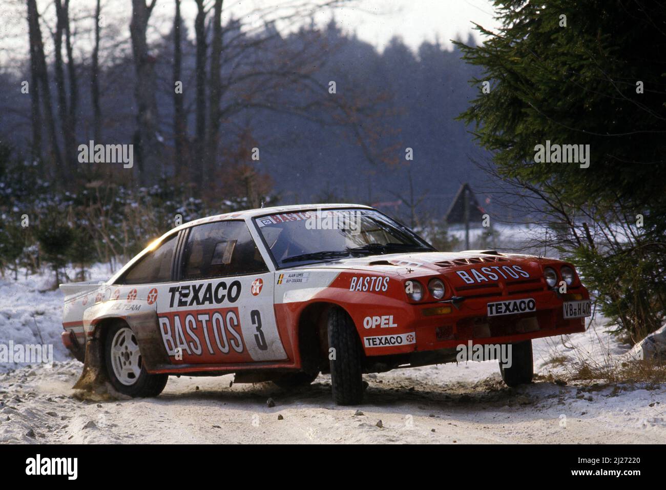 Guy Colsoul (BEL) Alain Lopes (BEL) Opel Manta 400 GrB Opel Team Bastos ...