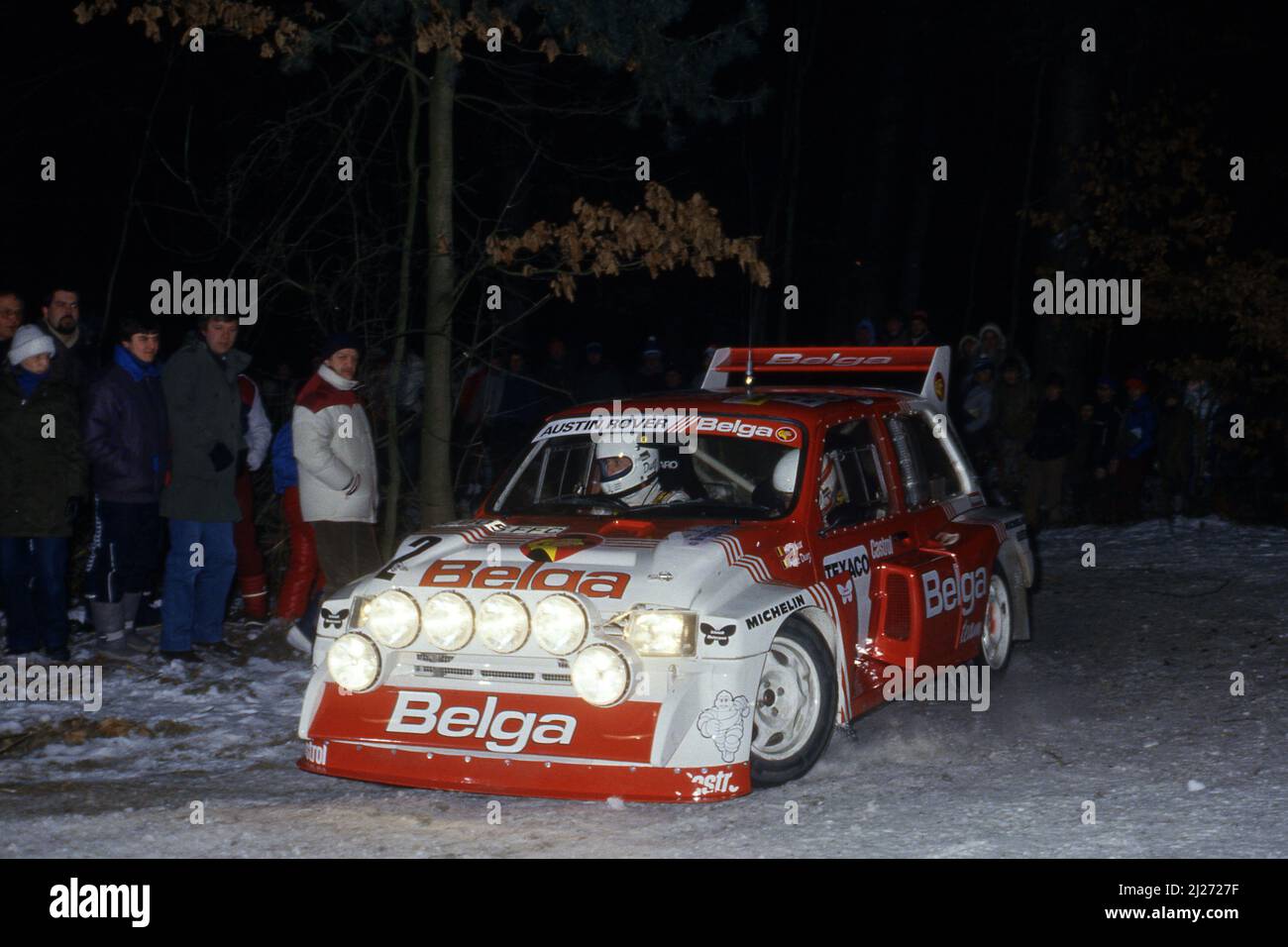 Marc Duez (BEL) Willy Lux (BEL) Austin Rover MG Metro 6R4 GrB Belga ...