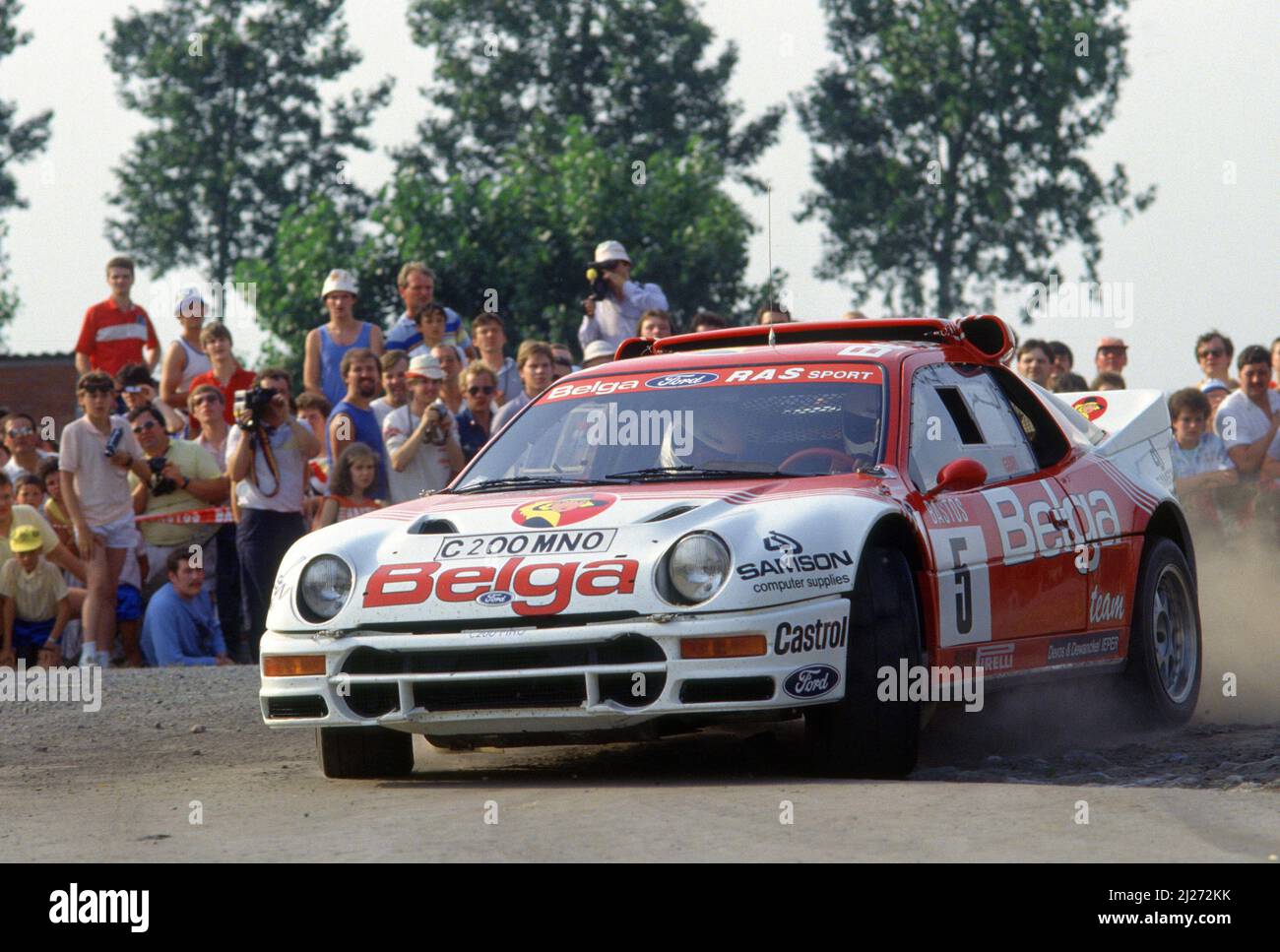 Robert Droogmans (BEL) Ronny Joosten (BEL) Ford RS 200 GrB RAS Sport ...