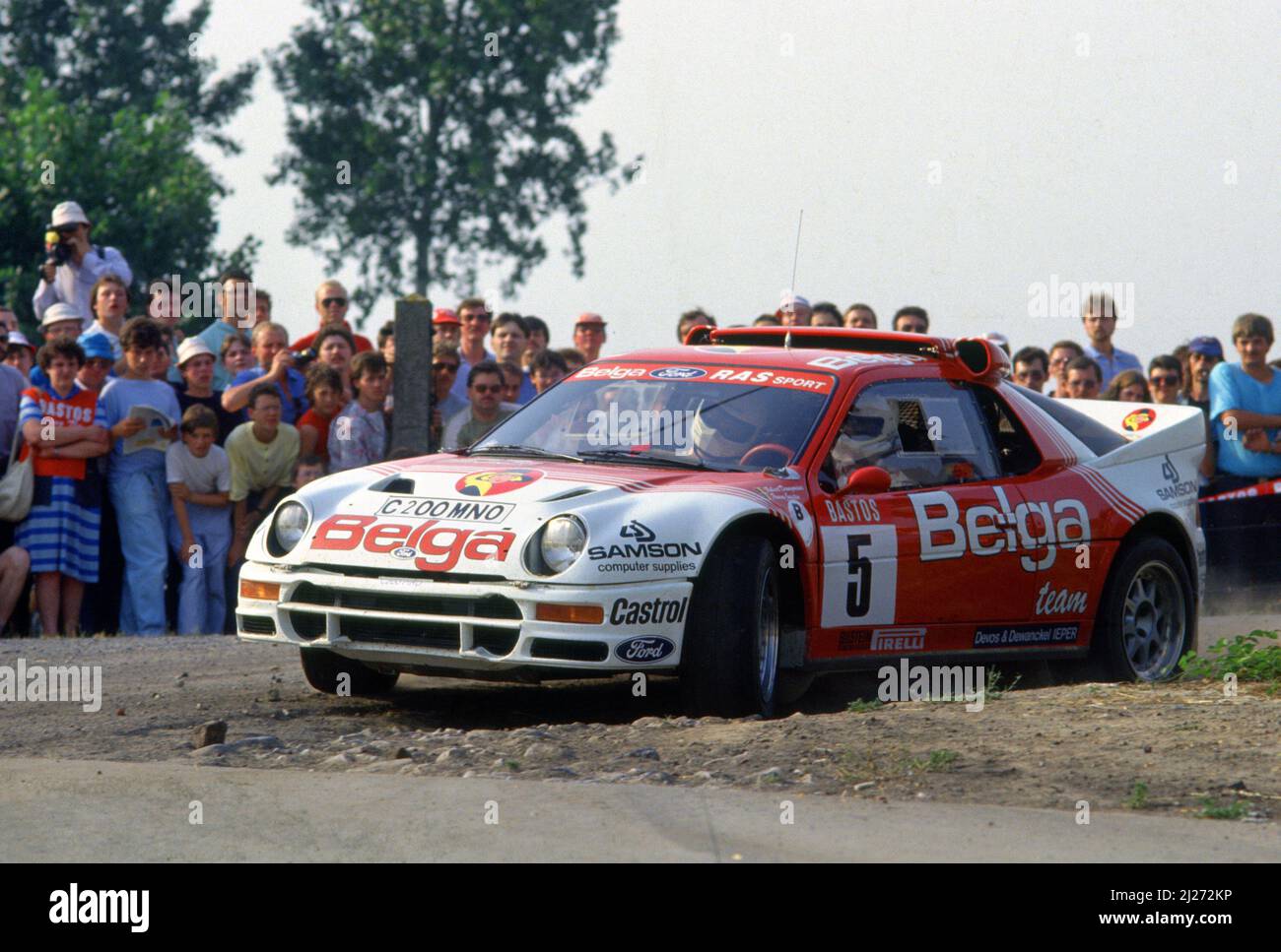 Robert Droogmans (BEL) Ronny Joosten (BEL) Ford RS 200 GrB RAS Sport ...