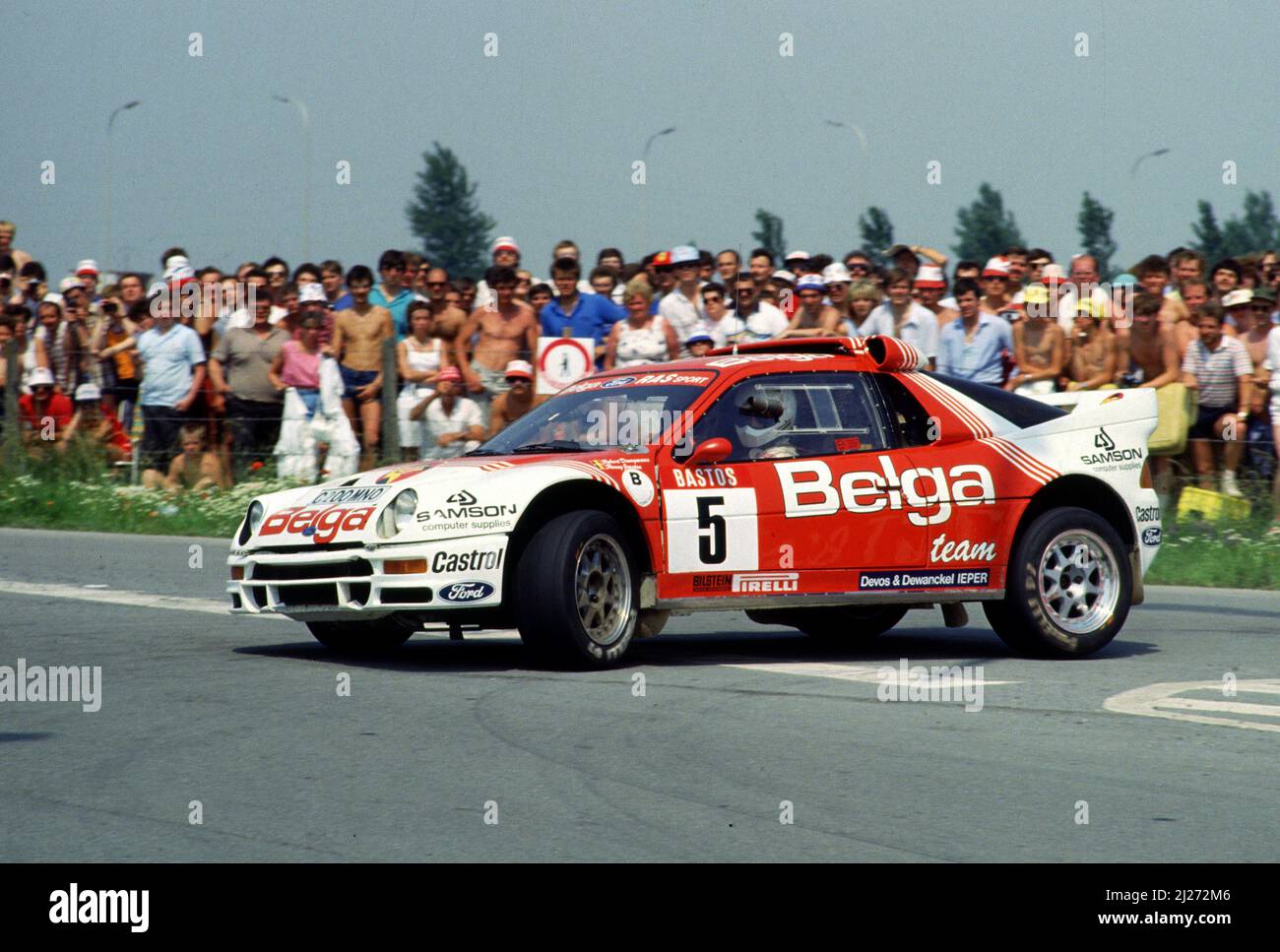 Robert Droogmans (BEL) Ronny Joosten (BEL) Ford RS 200 GrB RAS Sport ...
