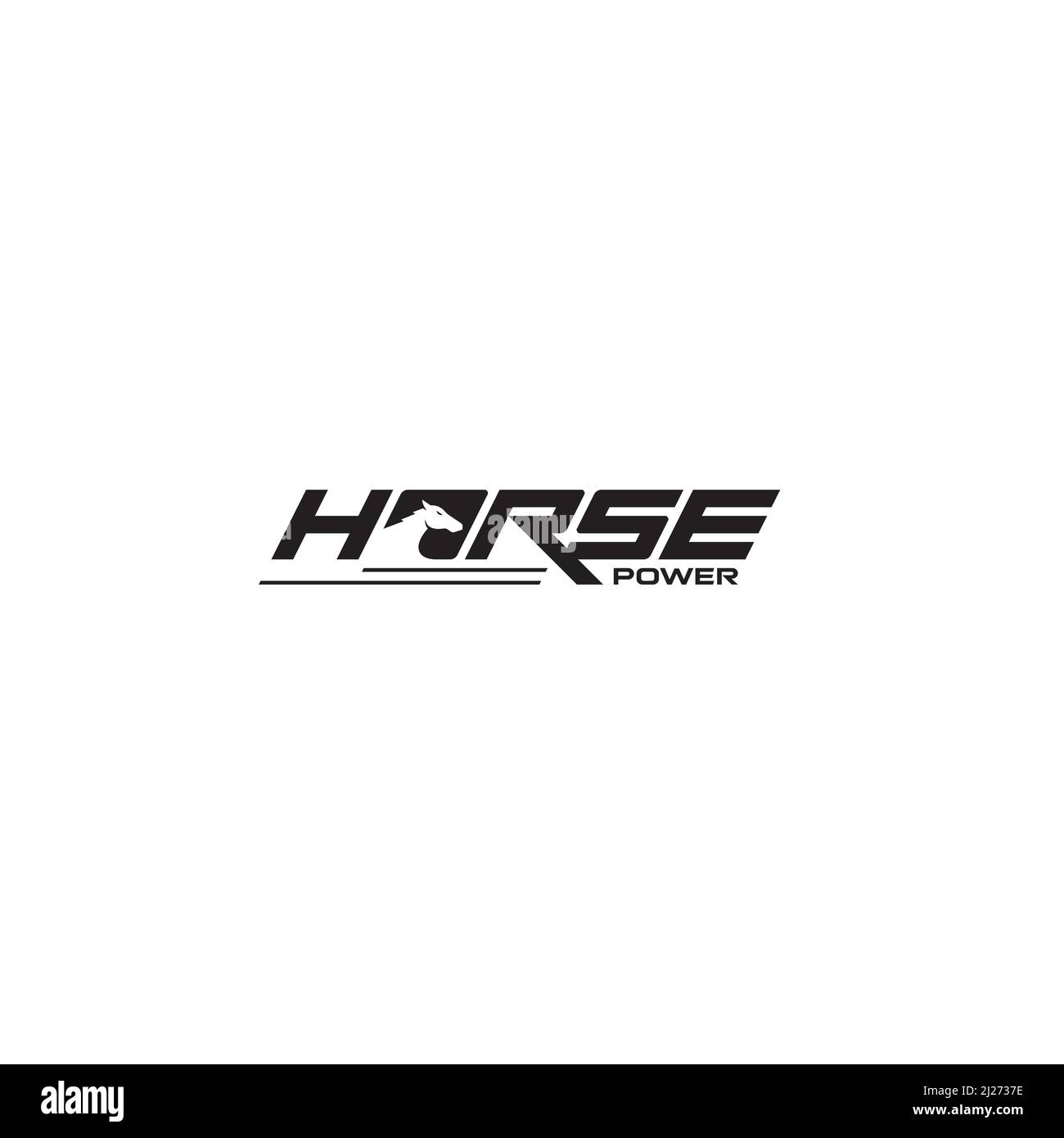 Horse Power logo or wordmark design Stock Vector Image & Art - Alamy