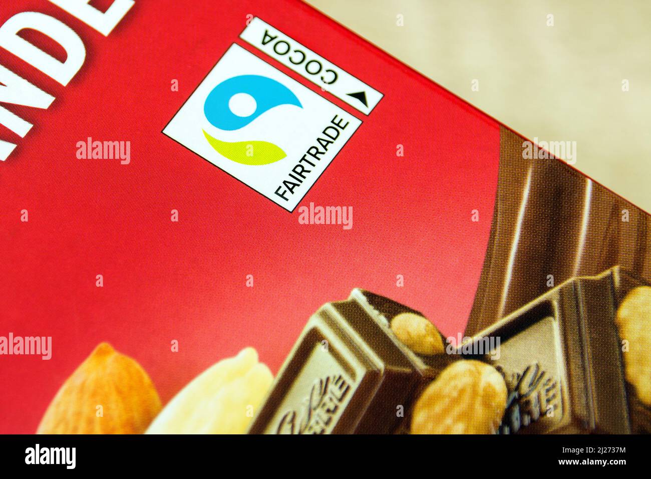 Fairtrade cocoa symbol hi-res stock photography and images - Alamy