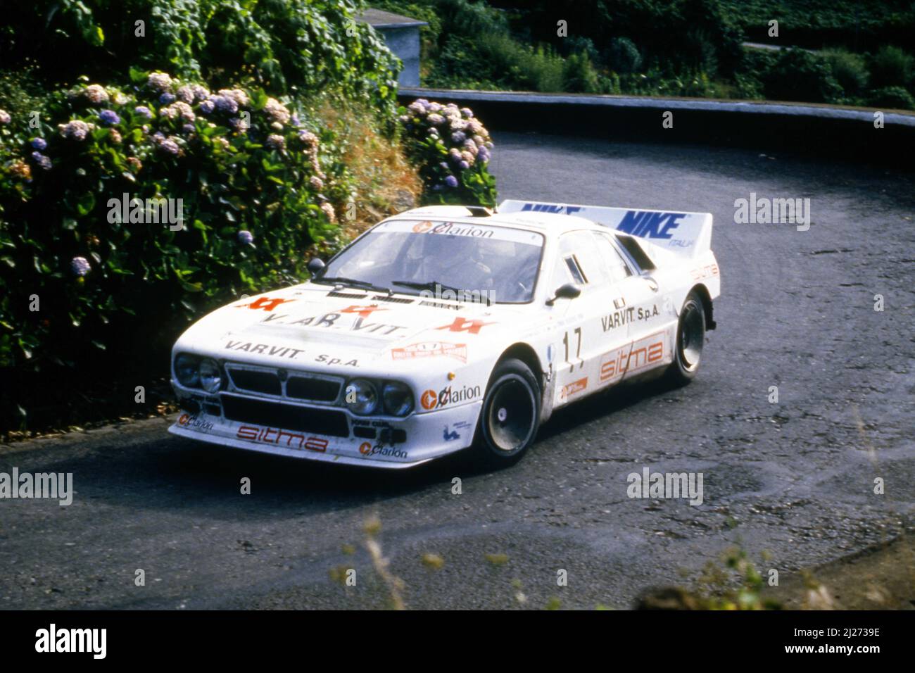 Paolo Alessandrini (ITA) Alessandro Alessandrini (ITA) Lancia Rally 037 ...