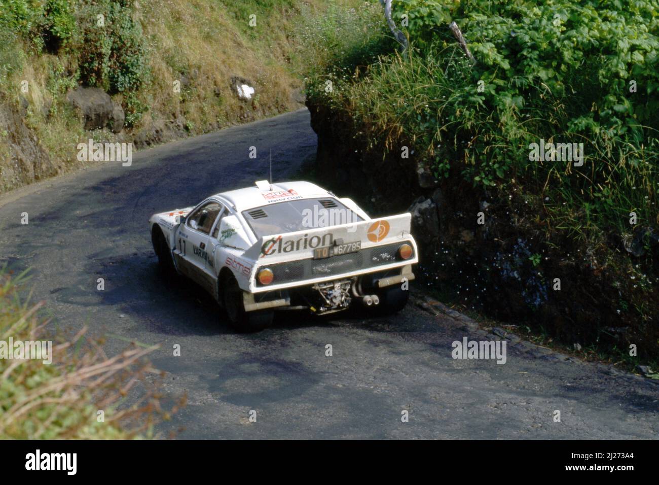 Paolo Alessandrini (ITA) Alessandro Alessandrini (ITA) Lancia Rally 037 ...