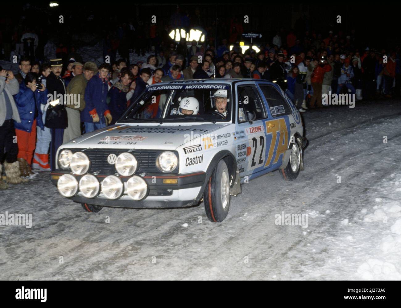 Kenneth Eriksson (SWE) Peter Diekmann (GER) Volkswagen Golf Gti GrA ...
