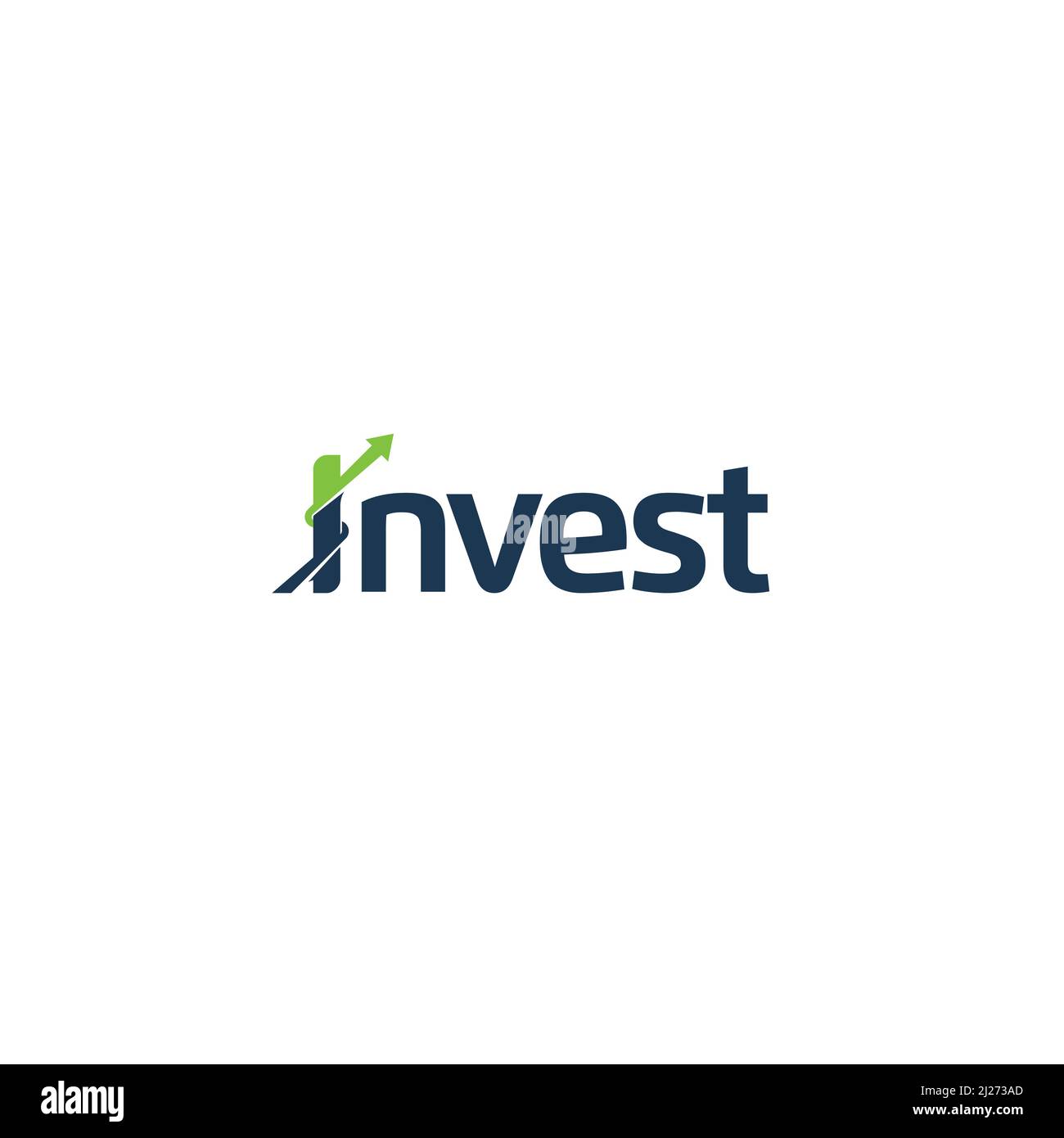 Invest logo or wordmark design Stock Vector Image & Art - Alamy