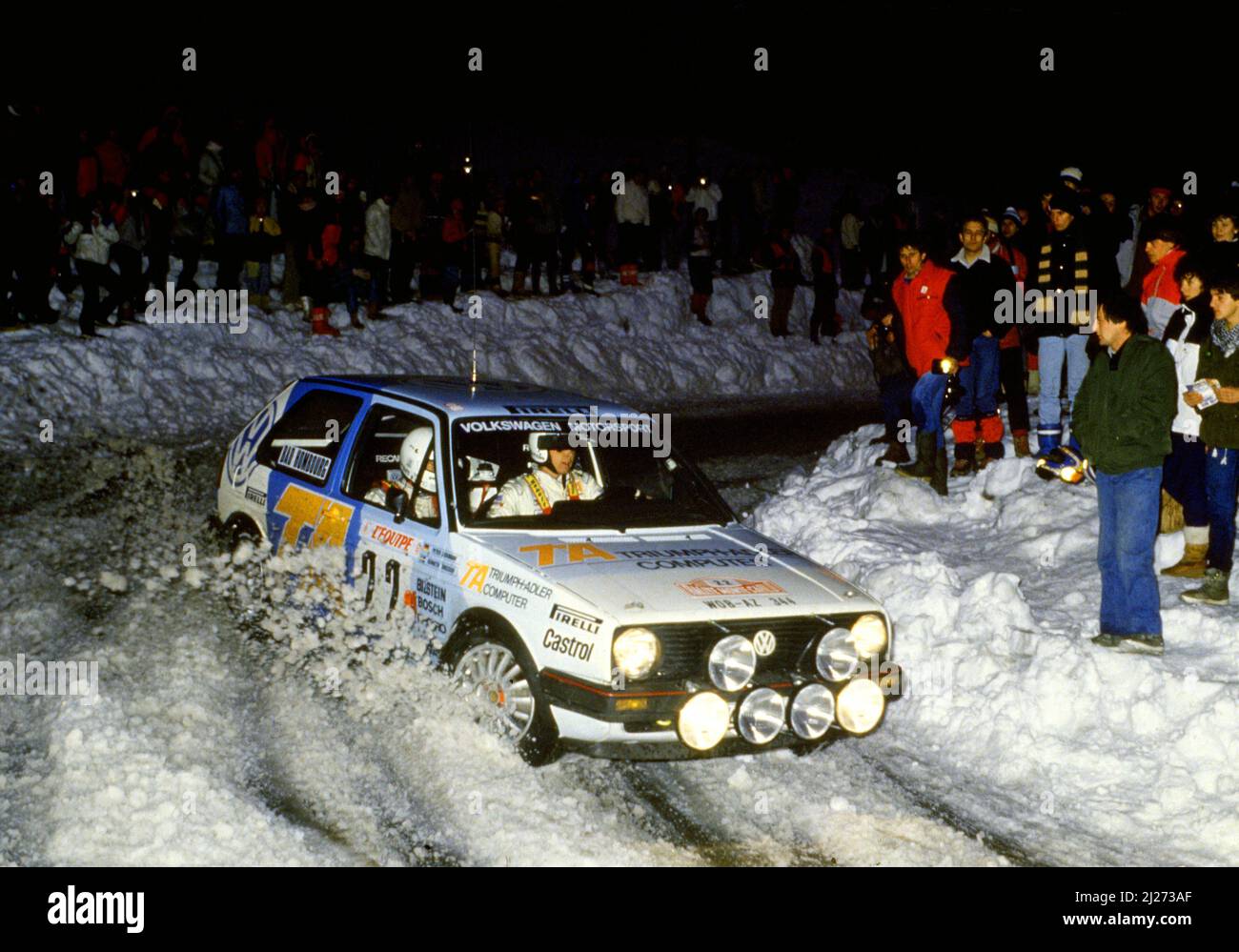 Kenneth Eriksson (SWE) Peter Diekmann (GER) Volkswagen Golf Gti GrA ...