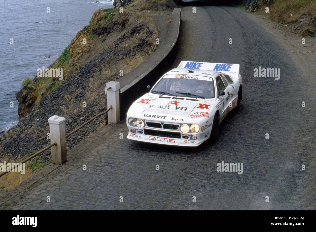 Paolo Alessandrini (ITA) Alessandro Alessandrini (ITA) Lancia Rally 037 ...