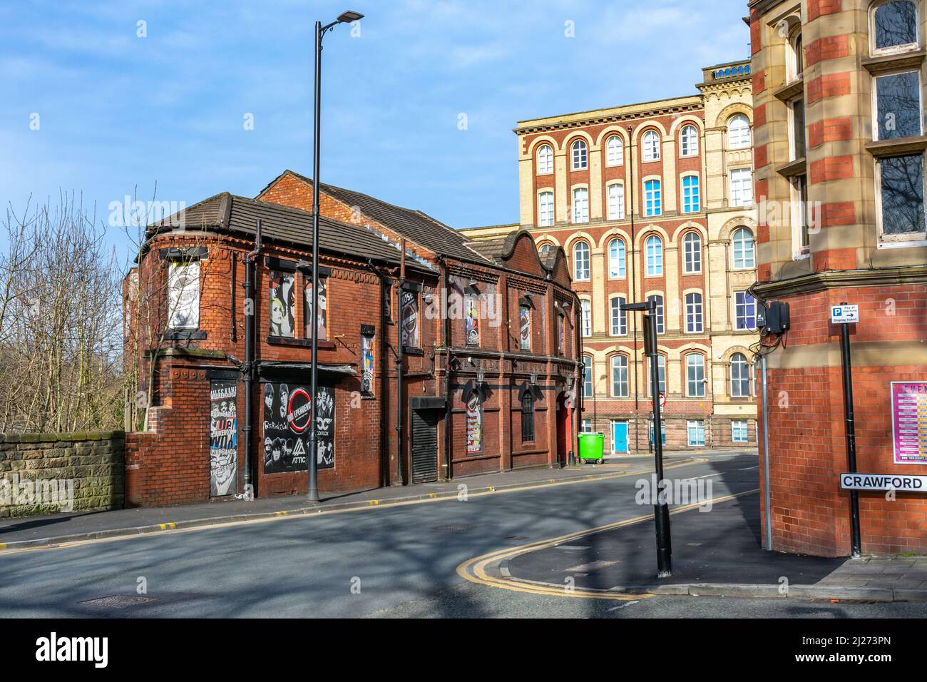 Wigan, Greater Manchester, England - March 15th 2022 - The streets of ...