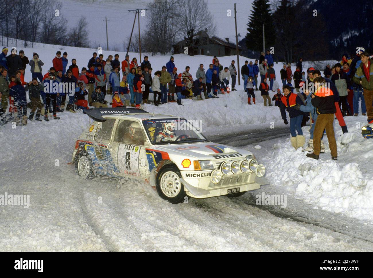 Bruno Saby (FRA) Jean Francois Fauchille (FRA) Peugeot 205 T16 E2 GrB ...