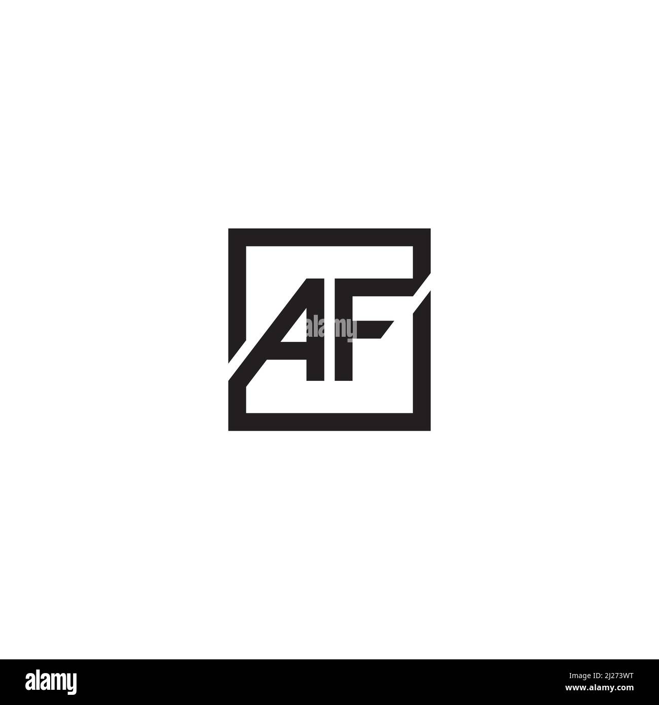 Letter AF logo or icon design Stock Vector Image & Art - Alamy