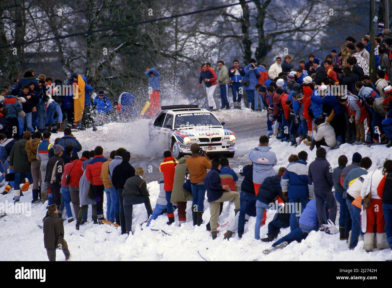 Henri Toivonen (FIN) Sergio Cresto (USA) Lancia Delta S4 GrB Lancia ...