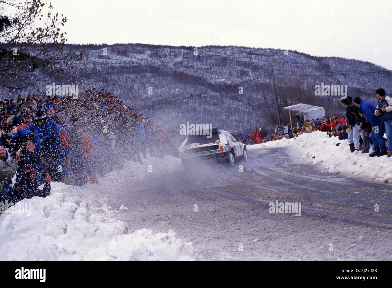Henri Toivonen (FIN) Sergio Cresto (USA) Lancia Delta S4 GrB Lancia ...