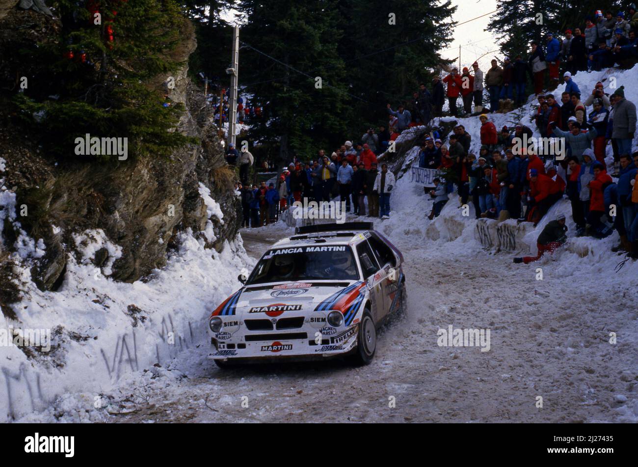 Henri Toivonen (FIN) Sergio Cresto (USA) Lancia Delta S4 GrB Lancia ...