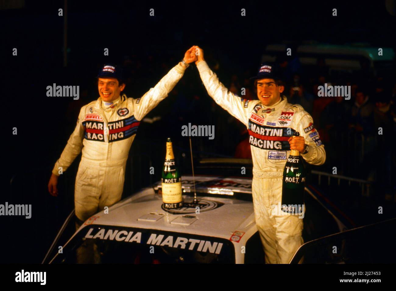 Henri Toivonen (FIN) Sergio Cresto (USA) Lancia Delta S4 GrB Lancia ...