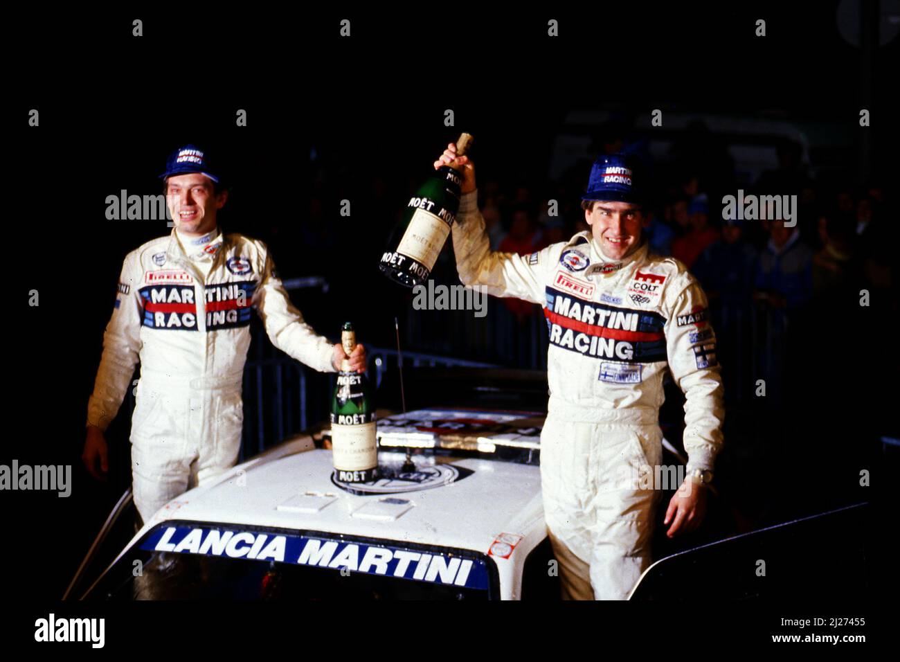Henri Toivonen (FIN) Sergio Cresto (USA) Lancia Delta S4 GrB Lancia ...