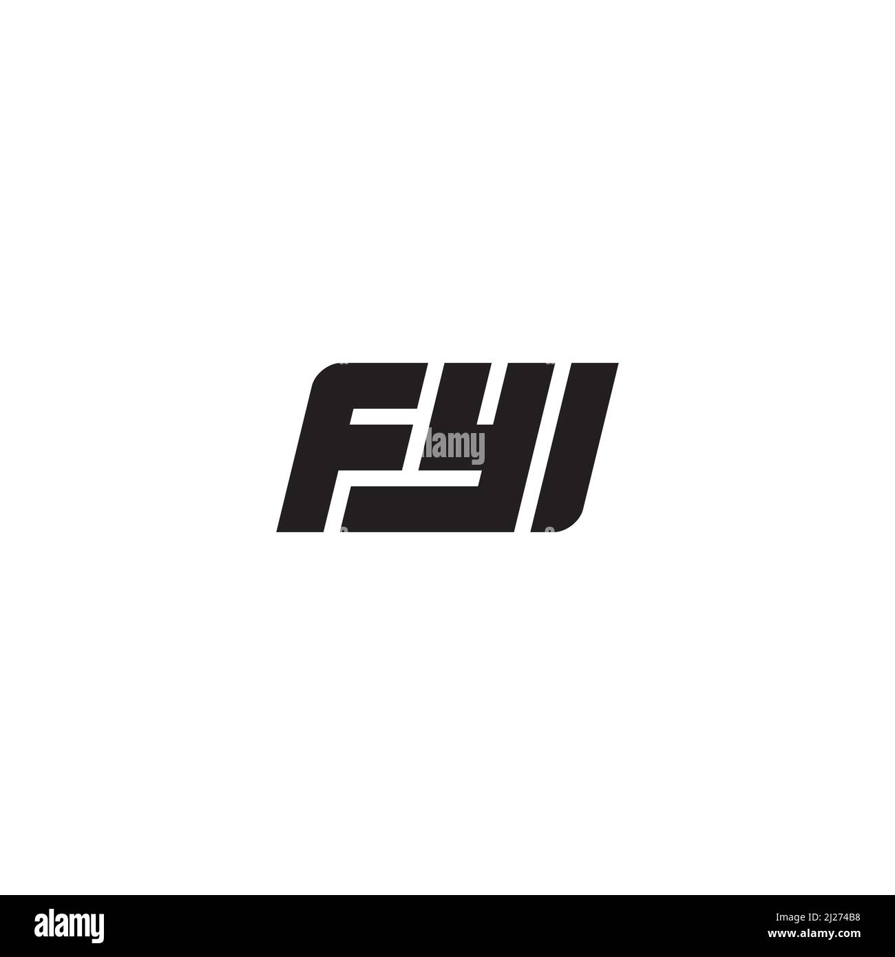 Fyi minimalist logo hi-res stock photography and images - Alamy