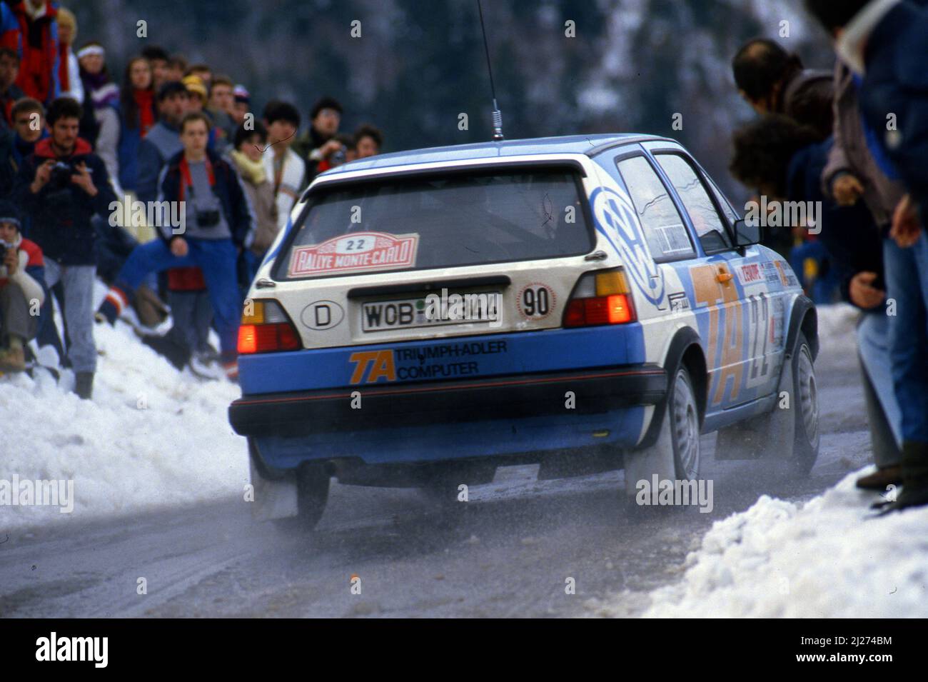Kenneth Eriksson (SWE) Peter Diekmann (GER) Volkswagen Golf Gti GrA ...